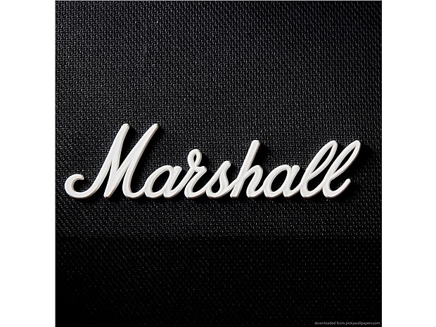 Marshall White Logo-Small | Reverb