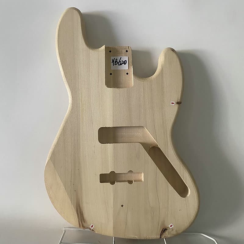 Unfinished Basswood Jazz Bass Style 4 String Body | Reverb