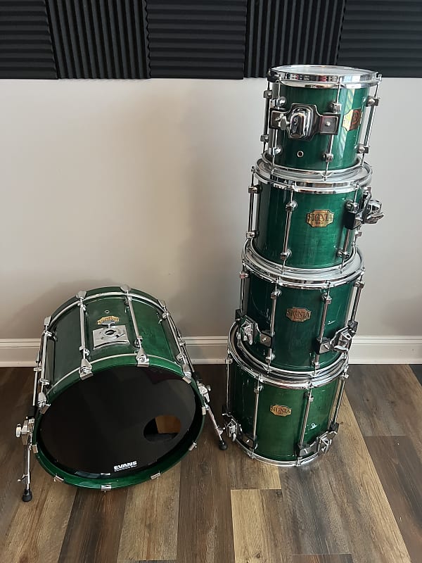 Premier Signia - 5pc Emerald Green lacquer finish shell pack | Reverb