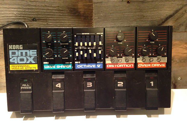 Korg PME 40X Professional Modular Effects Board and Pedals | Reverb