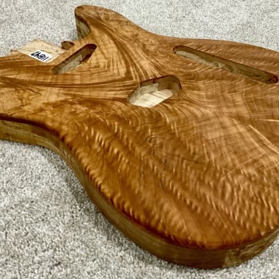 Custom Fender Telecaster Body - Solid Burl Figured Maple - | Reverb