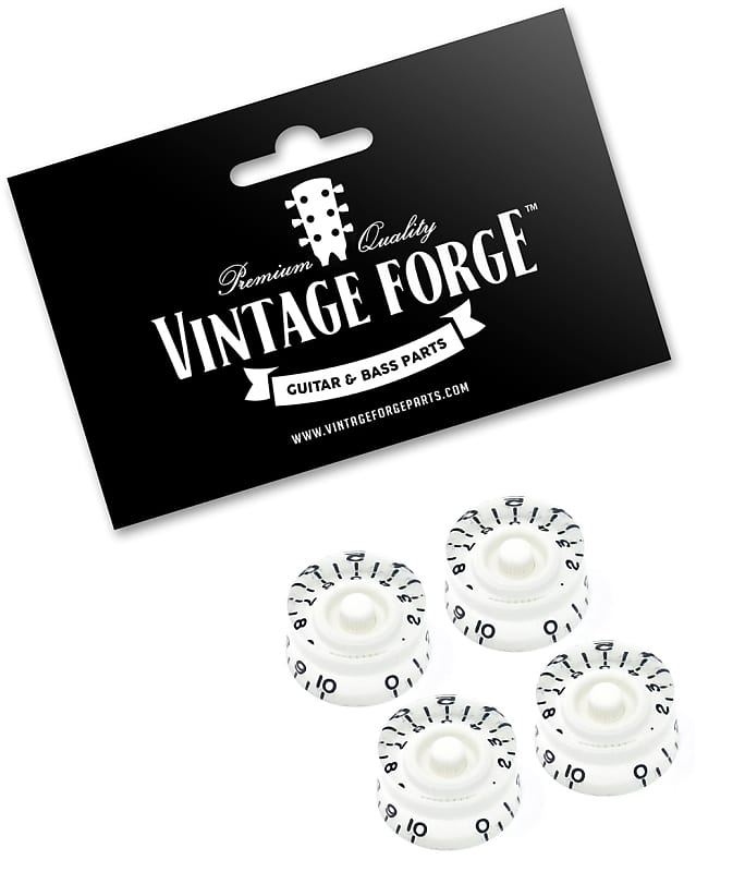 White Speed Knobs for Gibson USA Les Paul SG Guitar (Set of | Reverb