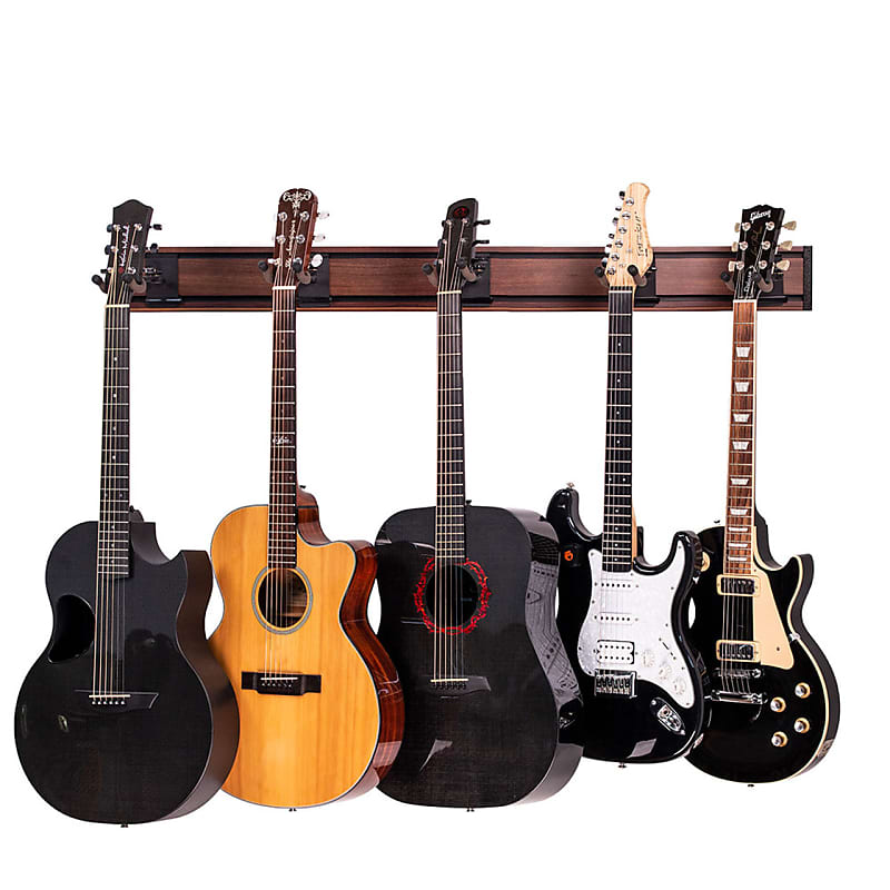 String Swing Multi-Guitar Wall Rack - SW5RL-K - Walnut Print | Reverb