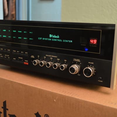 McIntosh C37 System Controller Center Preamplifier Excellent | Reverb