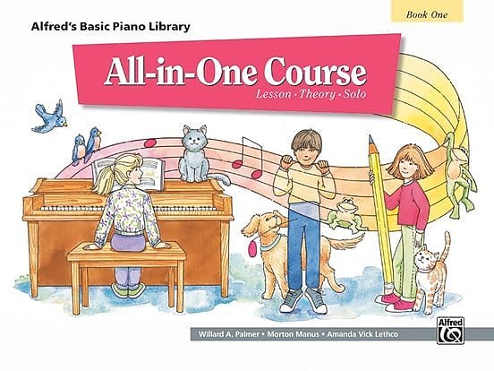 Alfred's Basic Piano Library All in One Course Book One | Reverb