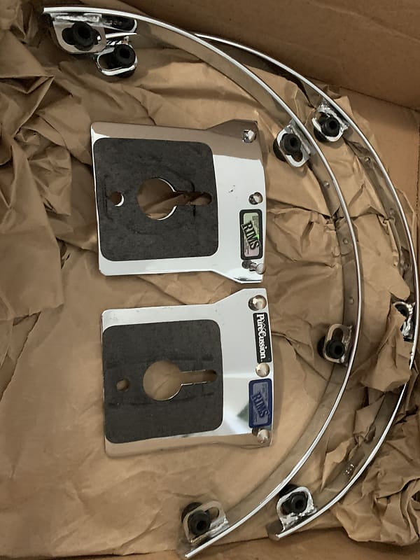 Pair (2) Gauger RIMS tom suspension system for 12 & 13 toms | Reverb