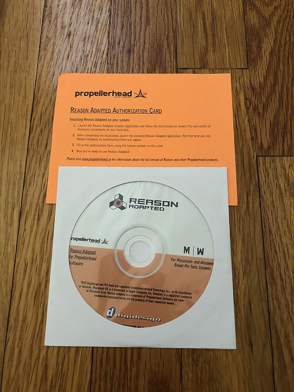 Reason 3 Install Disc with Serial Key | Reverb Australia
