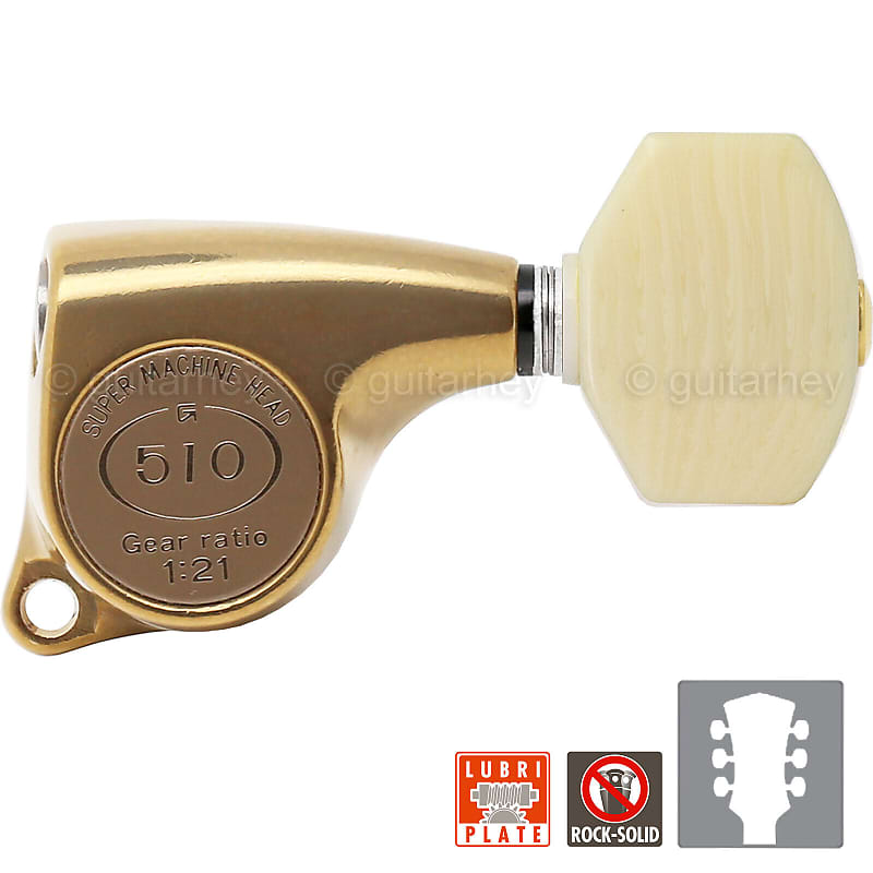 NEW Gotoh SGL510Z-M07 Tuning Keys 1:21 Gear Ratio 3x3 - | Reverb