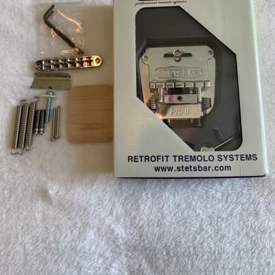 Stetsbar Pro II Strat retrofit tremolo system Chrome | Reverb