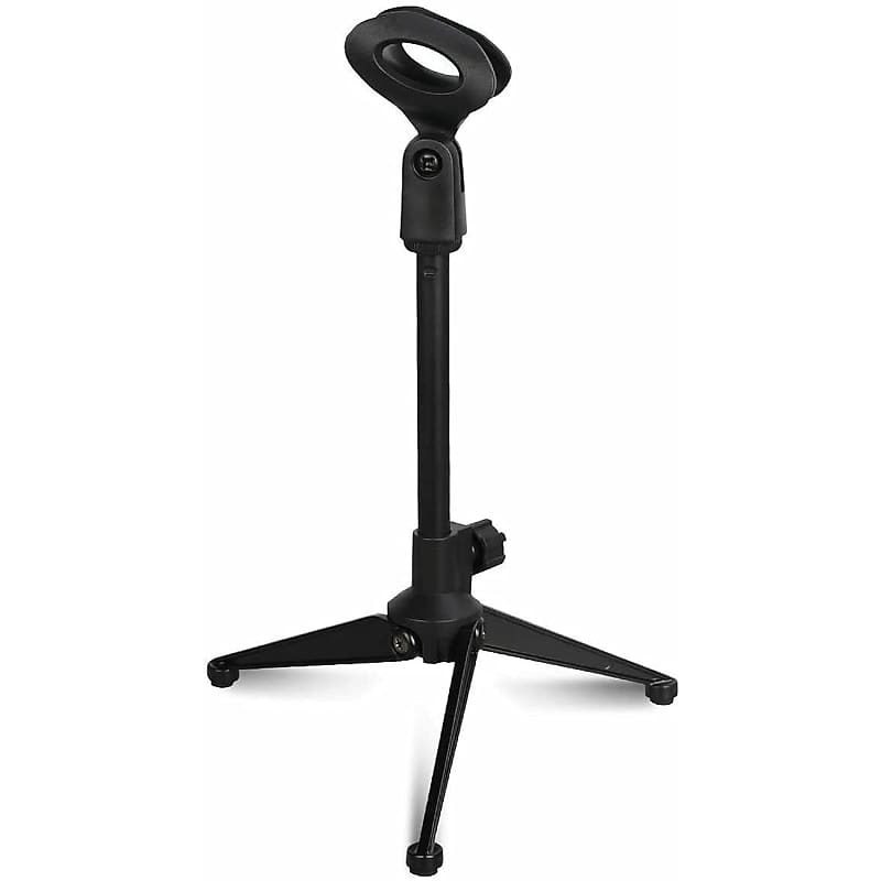 Premium Mini Microphone Stand Tripod Universal Adjustable | Reverb