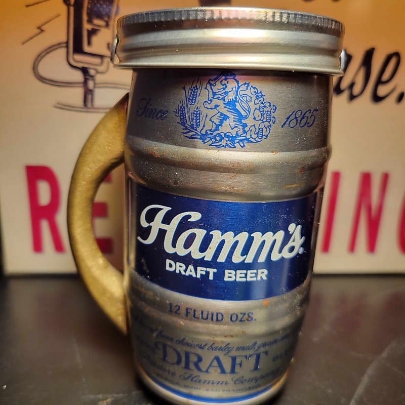 Lo Fi Beer Can Microphone - Hamm's Mini Keg | Reverb UK