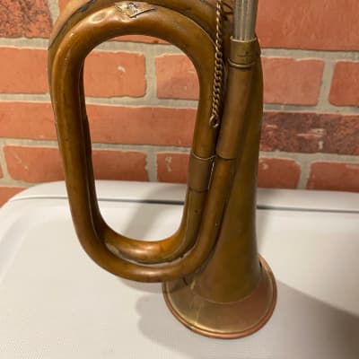 Late 1800s/Early 1900s Bugle-Unknown Model | Reverb