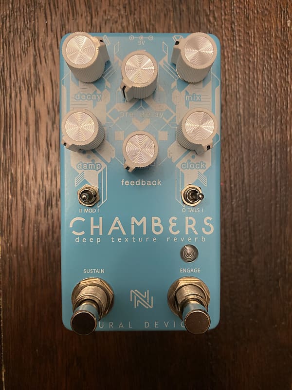 Neural Devices Chambers Deep Texture Reverb - Light Blue | Reverb