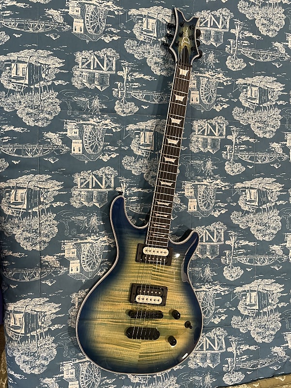 Dean Icon Select Flame Maple Top Electric Guitar Ocean Burst | Reverb