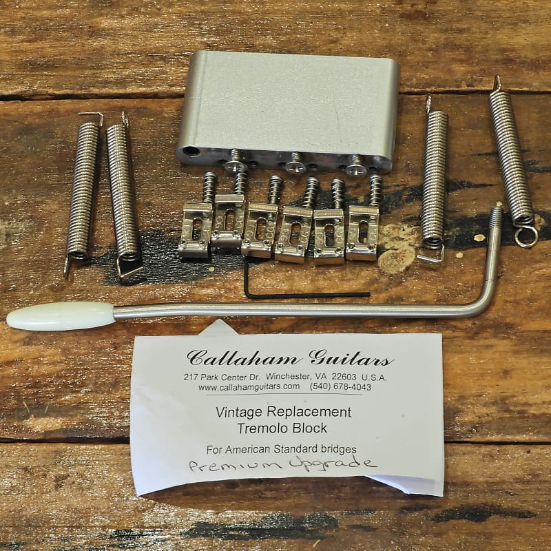 Callaham Vintage Replacement Tremolo Block For American | Reverb