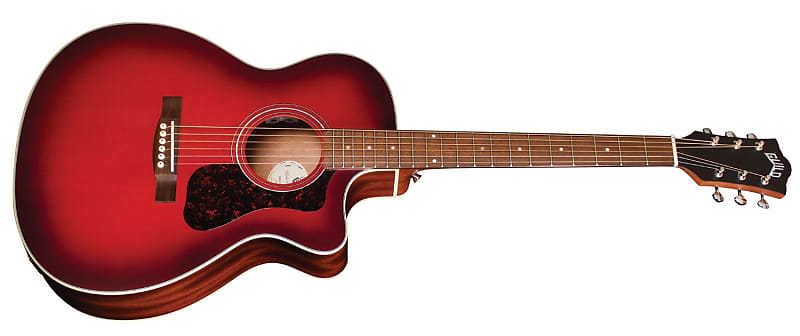 Guild OM-240CE - Oxblood Burst | Reverb