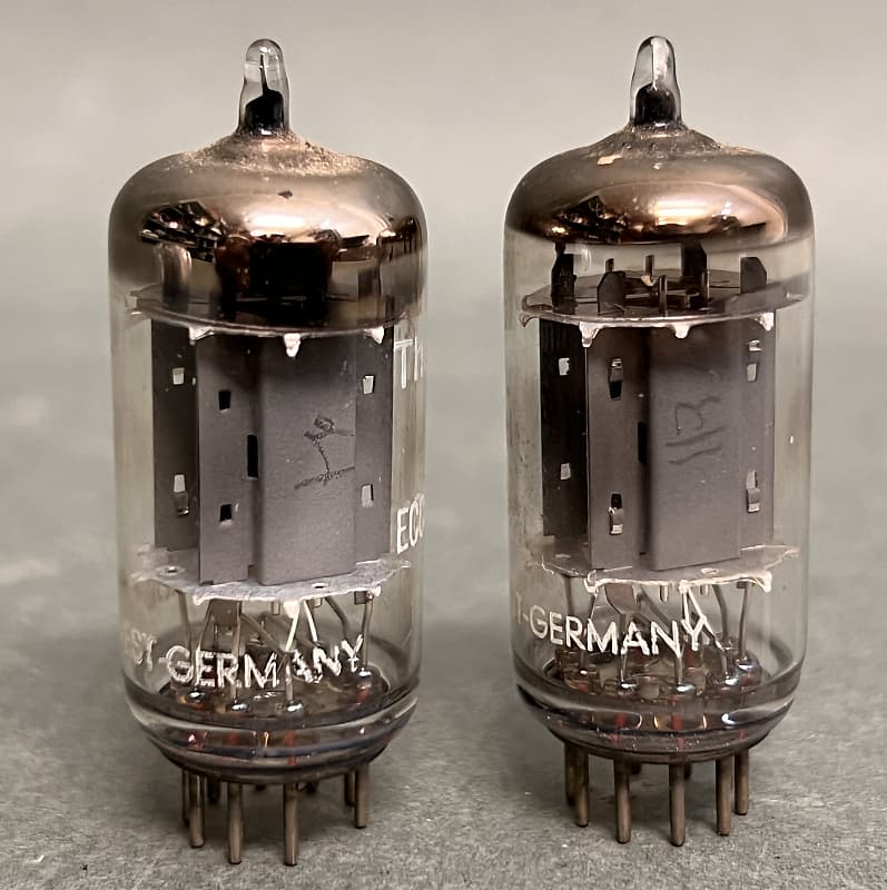 Telefunken ECC83 Smooth Long Plate Vacuum Tube Valve 1960s | Reverb UK