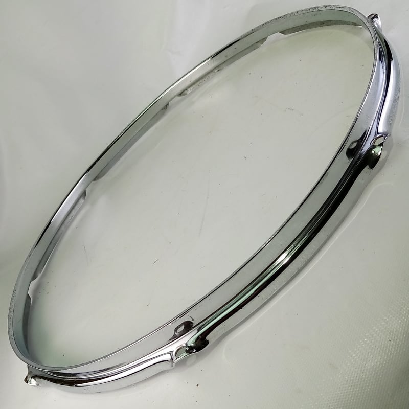 Ludwig 18"COB Floor Tom Drum Batter Rim/Hoop BRASS 8Lug | Reverb