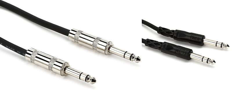RapcoHorizon BLC-15 Balanced Line Cable - TRS Male to TRS | Reverb