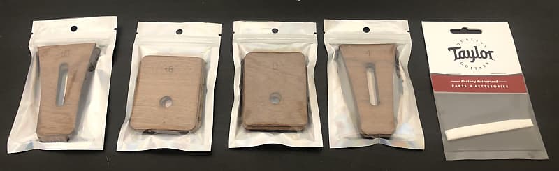 Complete Taylor Rosewood Shim Kit & Taylor Bone Saddle | Reverb