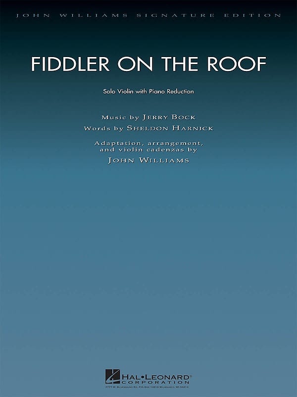 Fiddler On The Roof Violin/Piano John Williams Sig Ed | Reverb
