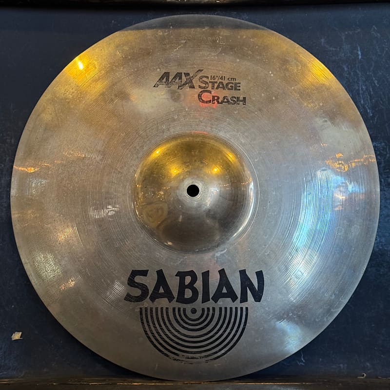 USED Sabian 16" AAX Stage Crash - 1040g | Reverb