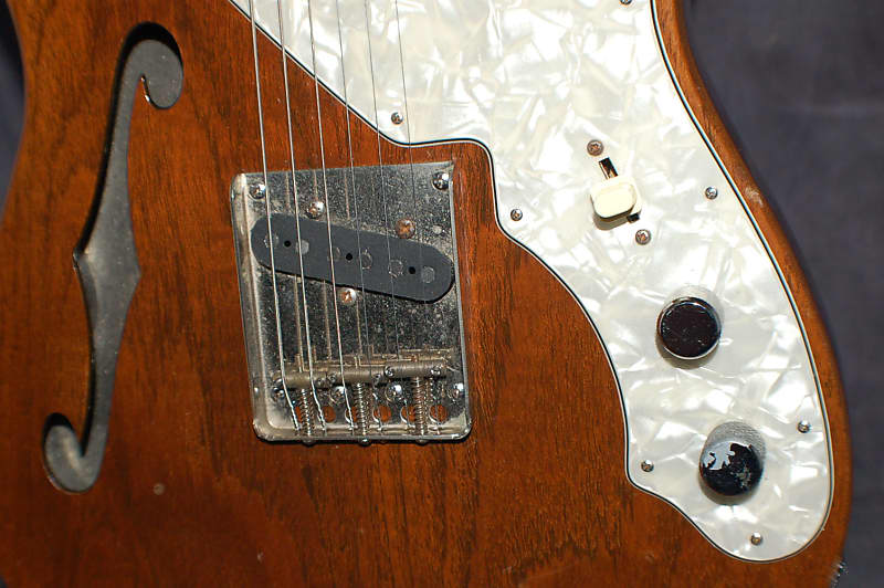 1974 Kopy Kat Model 2368 Thinline Tele Walnut Pro Setup Hard | Reverb