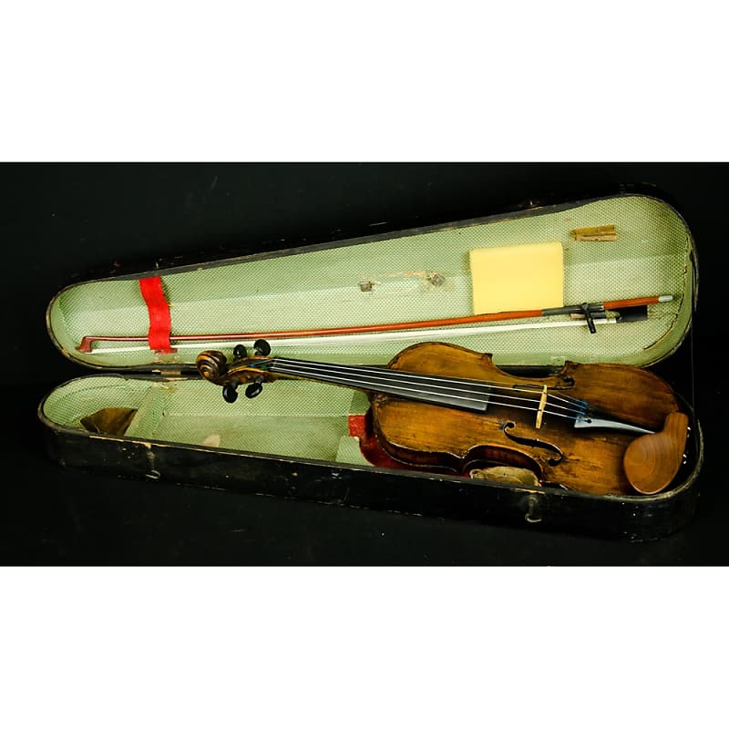 Very Old 1800's/ Early 1900's Violin, Rebuilt, Case & Bow | Reverb