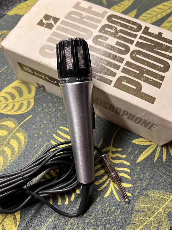 Shure Unidyne B 515SA Dynamic microphone and box 1970’s | Reverb