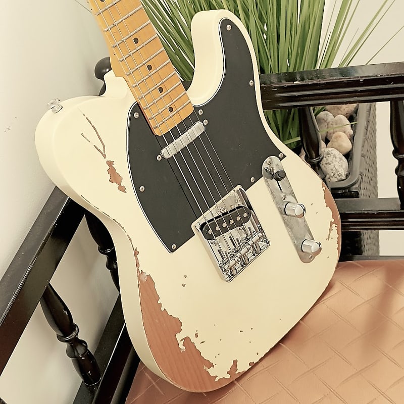 Green TL Master Relic - Vintage White | Reverb