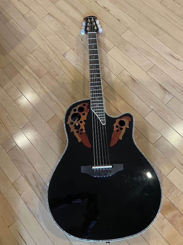 Ovation Elite Series 2015 Ebony/Black | Reverb