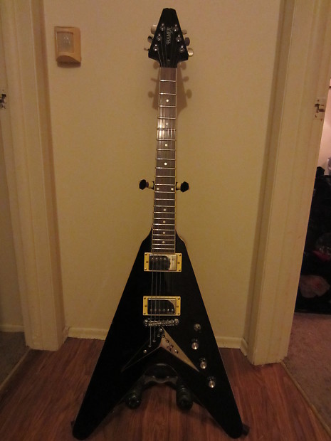 Hamer Flying V Black | Reverb
