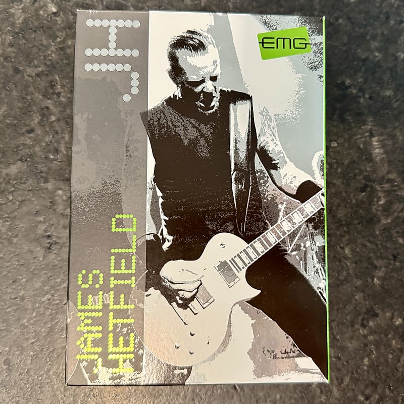 EMG James Hetfield Signature Het Set Black Chrome Active | Reverb