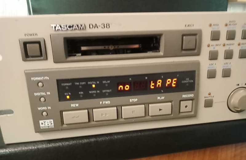 TASCAM DA-38 Digital Multitrack Recorder Silver/Black | Reverb