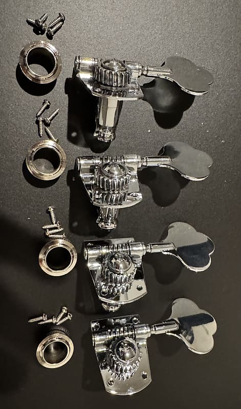 Fender Player II Bass Tuners 2025 - Chrome | Reverb