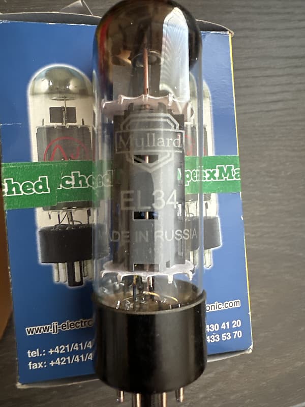 Mullard EL34Quad power tubes | Reverb