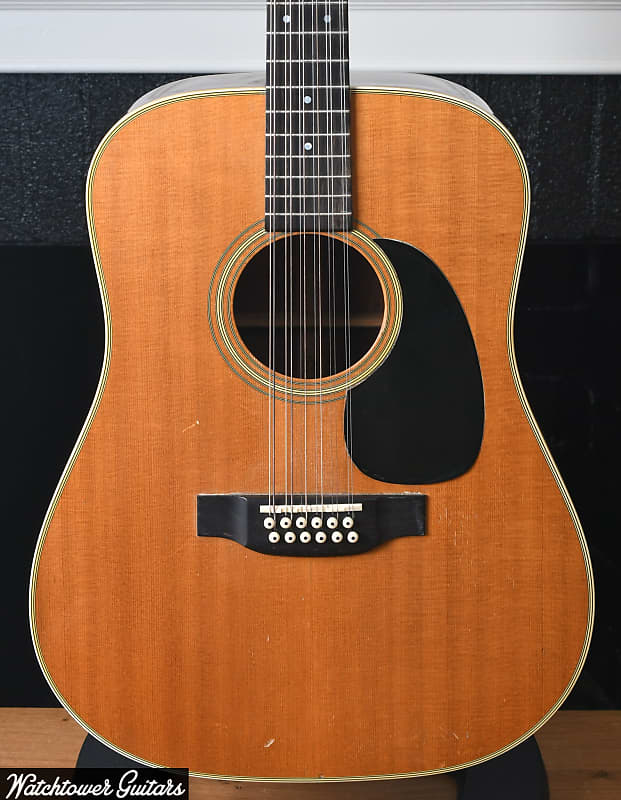 1967 Martin D-28 12 String Conversion Acoustic Natural | Reverb