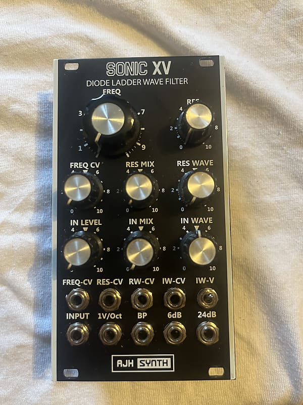AJH Synth Sonic XV diode ladder filter 2010s - Black | Reverb
