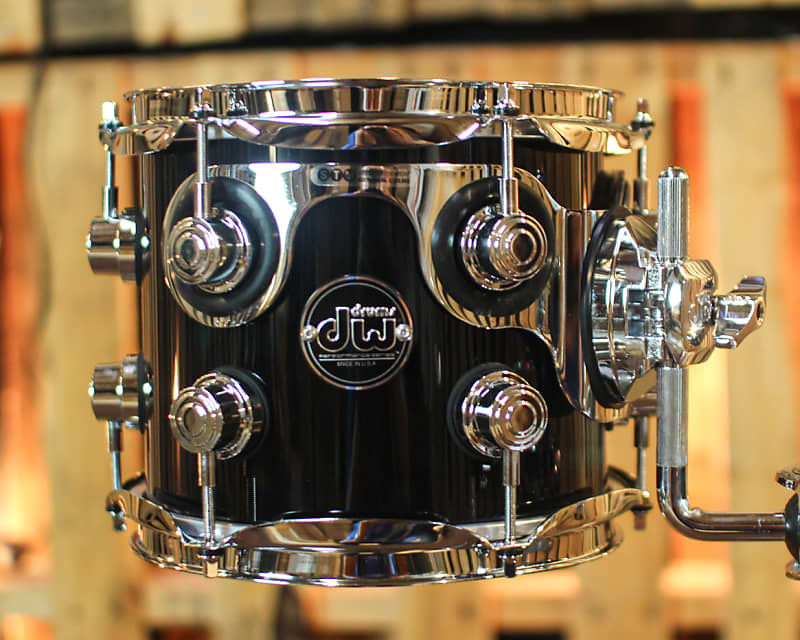 DW Performance Gloss Black Rack Tom - 7x8 | Reverb