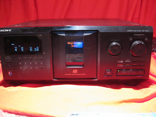 Sony MegaStorage 300 CD CDP-CX300 CD Library Jukebox Player | Reverb