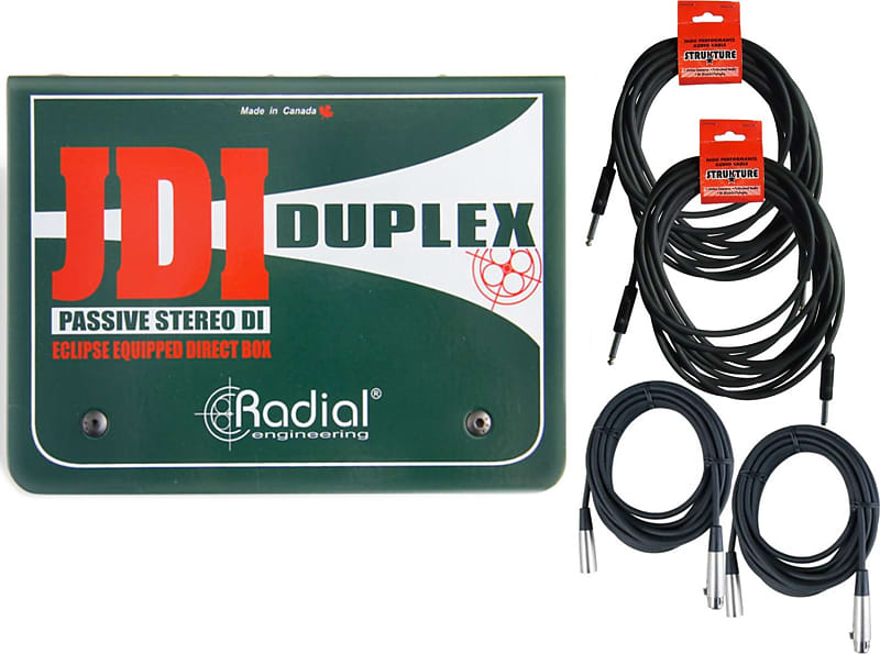 Radial Engineering JDI Duplex Mk4 Stereo DI Passive Direct | Reverb
