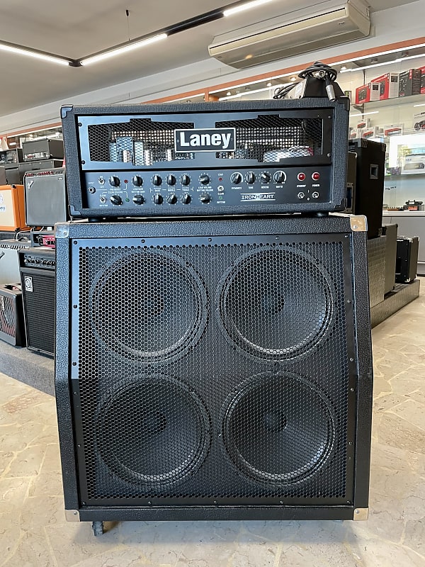 Laney IRON HEART IRT60H + BEHRINGER ULTRA STACK 412 | Reverb
