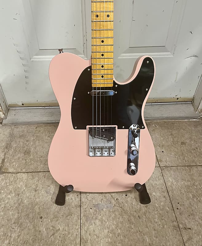 Trinfinity Guitars Tele Style - Shell Pink (nitrocellulose) | Reverb