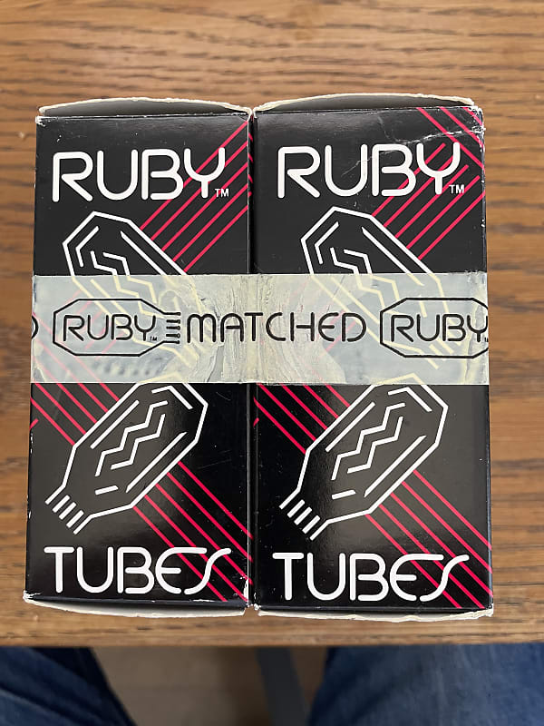 NOS Ruby Tubes EL34 Quad | Reverb Canada