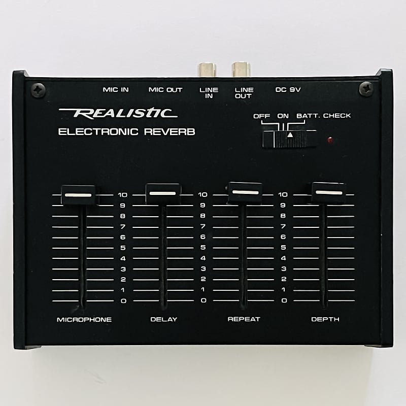 Realistic Electronic Reverb / Echo / Overdrive [BBD Analog | Reverb