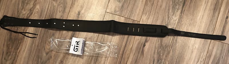 GTR ADJUSTABLE 2 1/2" X 48 " BLACK GUITAR, or BASS STRAP with | Reverb