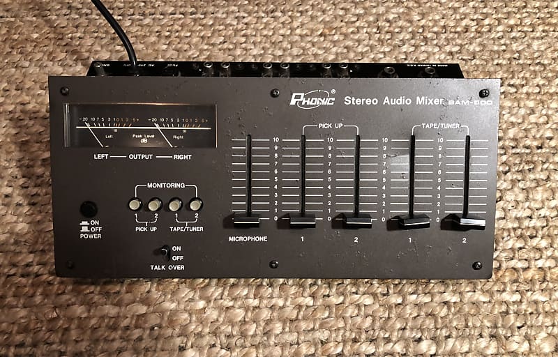 Phonic SAM-500 - Stereo Audio Mixer - Vintage | Reverb