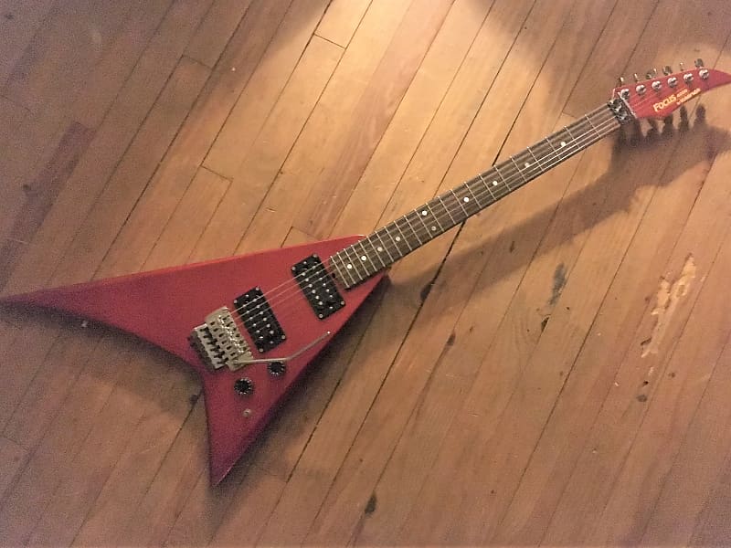 Kramer Focus 4000 RR Style Flying V Early Headstock 100% | Reverb