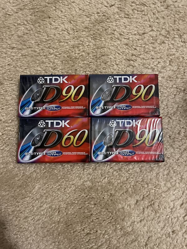 TDK D60/D90 TYPE I CASSETTE TAPES | Reverb