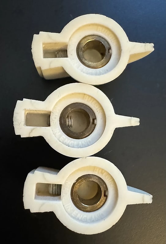 Bulgin Vintage chicken head amp knobs 6mm [Set of 3] 60s - | Reverb UK